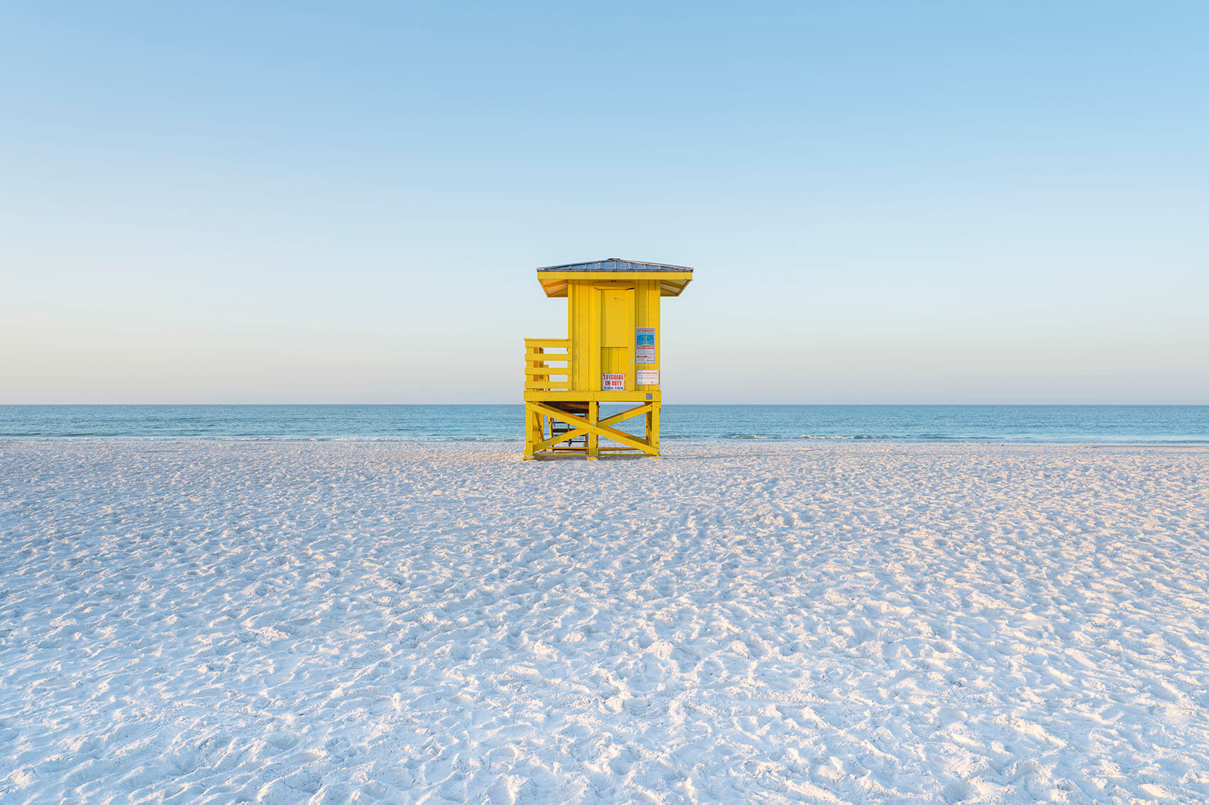 Siesta Key Yellow Lifeguard Stand - Kincaid Galleries